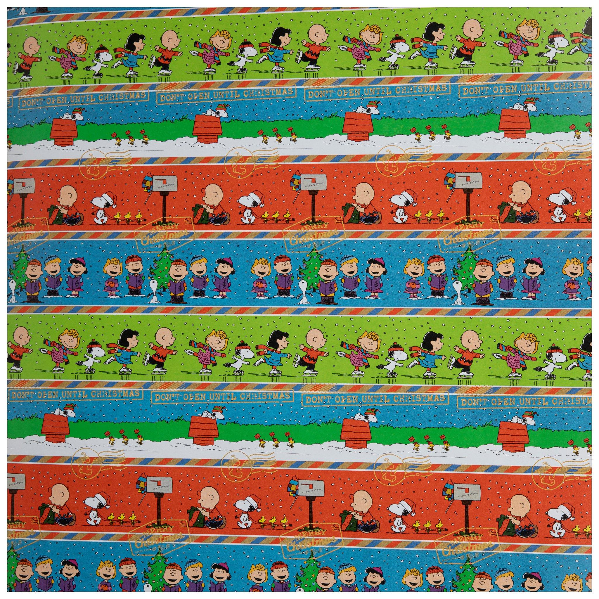 Peanuts Holiday Wrapping Paper - Hobby Lobby