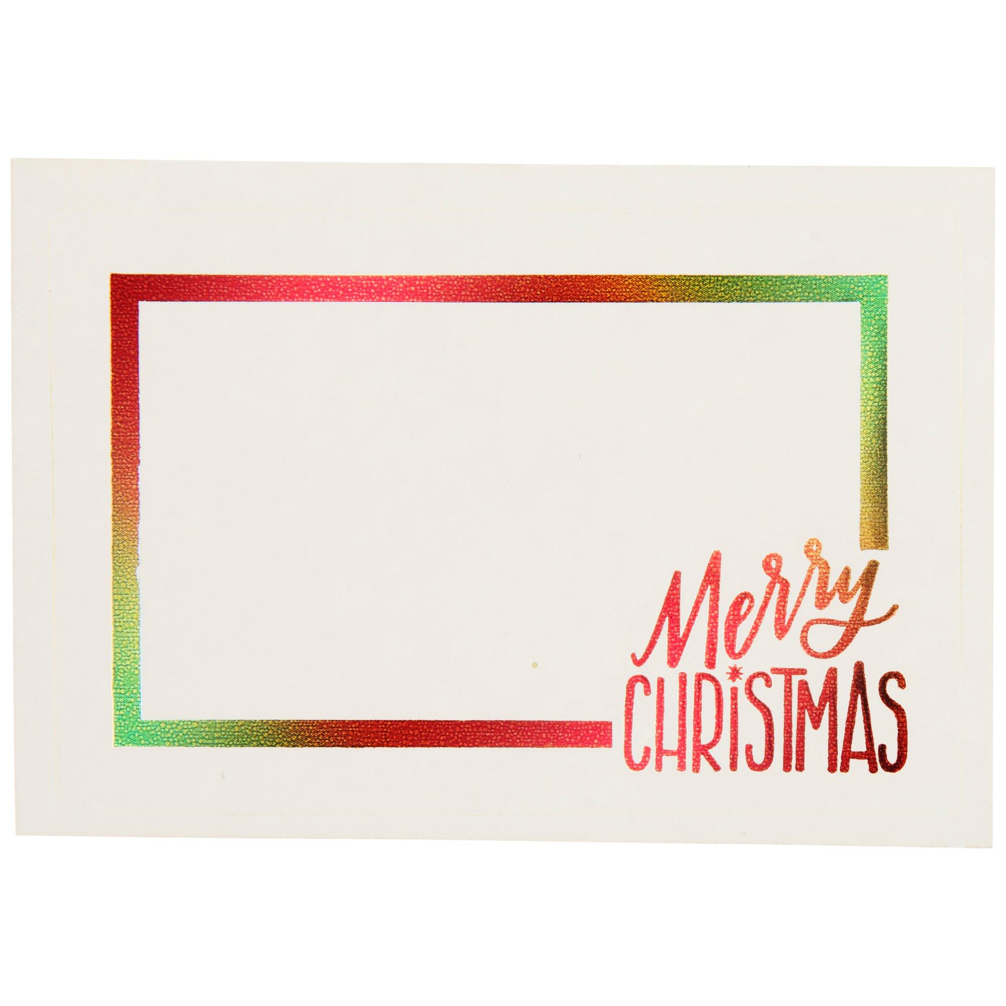 Rainbow Foil Gift Tag Stickers - Hobby Lobby